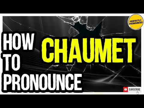 CHAUMET PRONUNCIATION | How to Pronounce Chaumet CORRECTLY