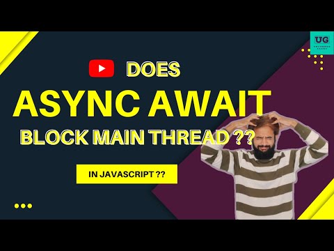🔥 90% of you will fail to answer this simple JS Question - Does async await block JS main thread 🔥🔥?