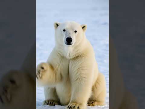 A Polar Bearβs Gentle Hello | PixelWild