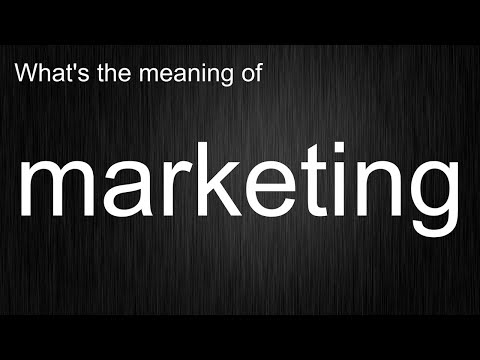 Unlock the Hidden Power of the Word marketing! Standard English Word Meaning Lesson!