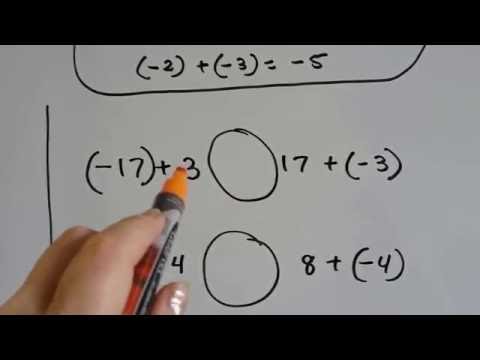 Grade 6 Math #9.3, Rules for Adding Integers