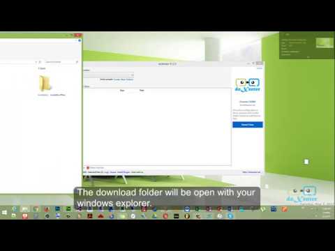 Open download folder