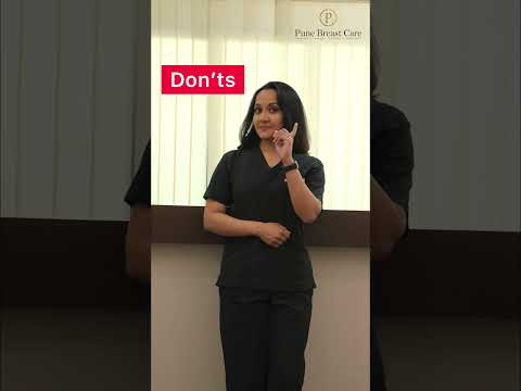 Do's & Dont's - If you have a breast lump I Pune Breast Care | Dr.Pranjali Gadgil #Shorts