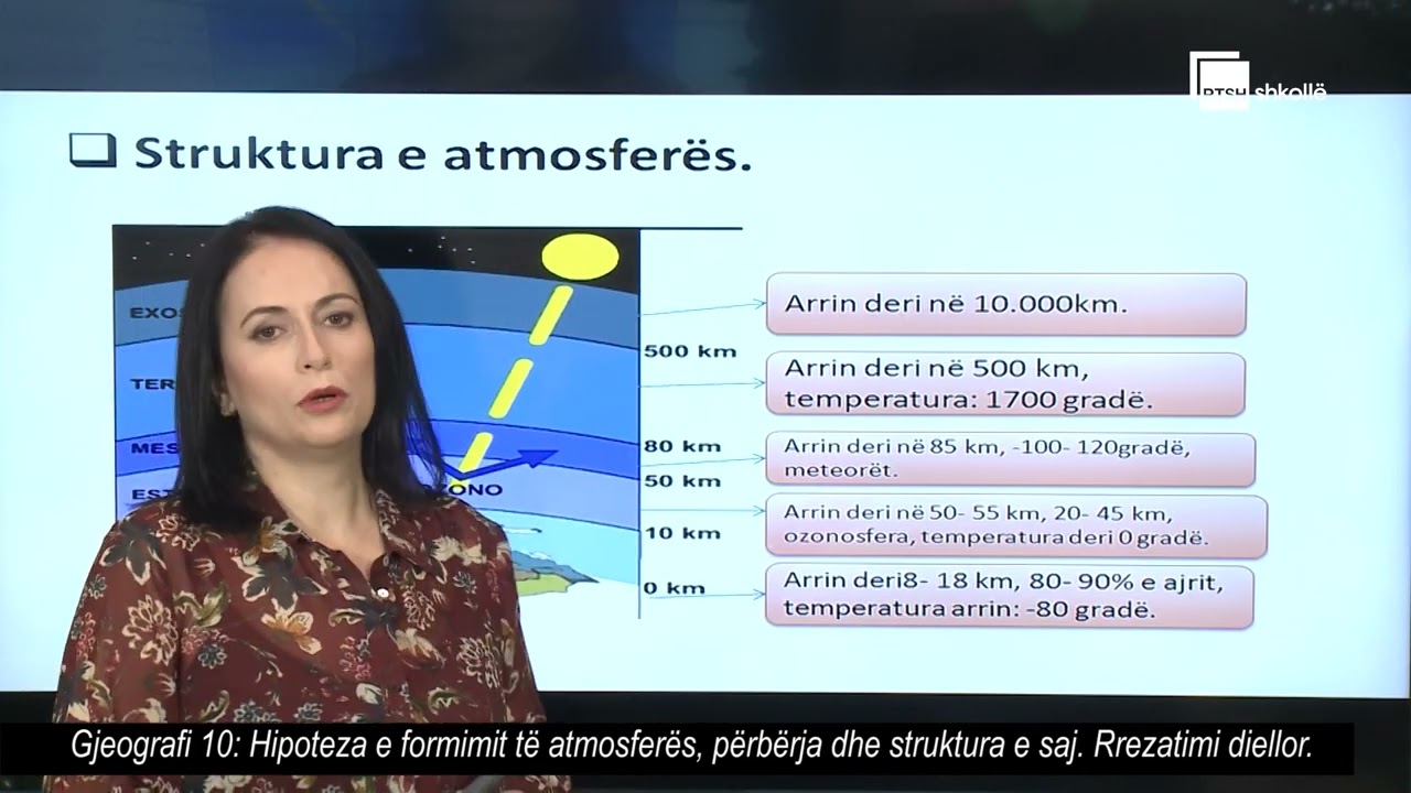 Hipoteza e formimit të atmosferës, përbërja dhe struktura e saj| Gjeografi 10