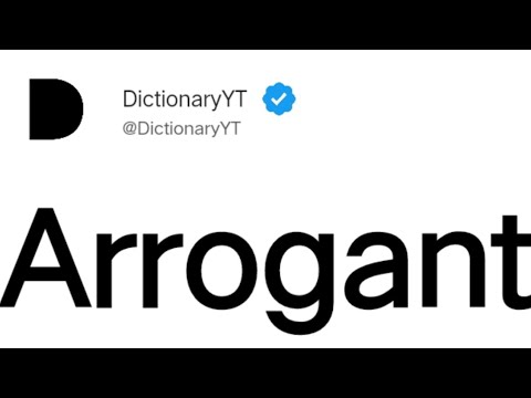 Arrogant Meaning in English