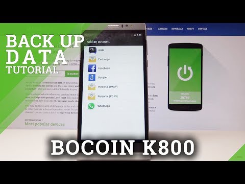 How to Enable Google Backup in BOCOIN K800 - Data Protection