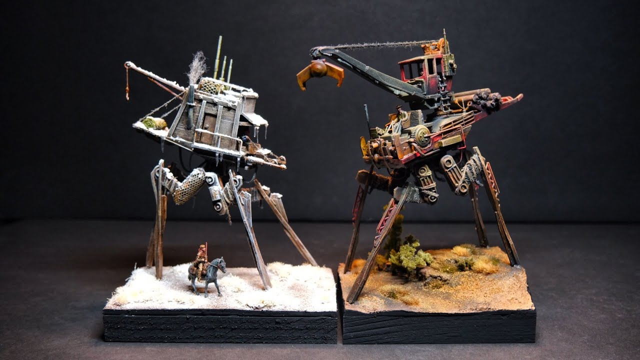 Scratch Building a Mech Diorama