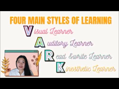 4 MAIN LEARNING STYLES | V. A. R. K. LEARNERS |JAZRHYEL MURCILLO | STUDY VLOG#2