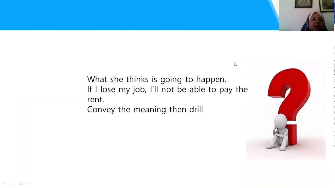 How to teach the First Conditional