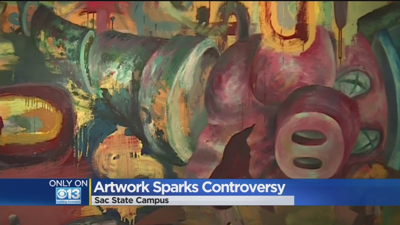 Sacramento State Student's Art Depicting Cops As Pigs Drawing Attention
