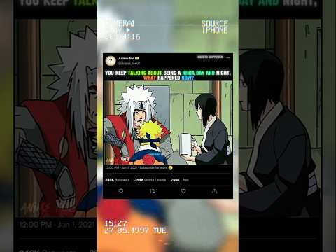 You keep talking about being a ninja day and night, what happened now šµāš« #animefoe #shortsfeed