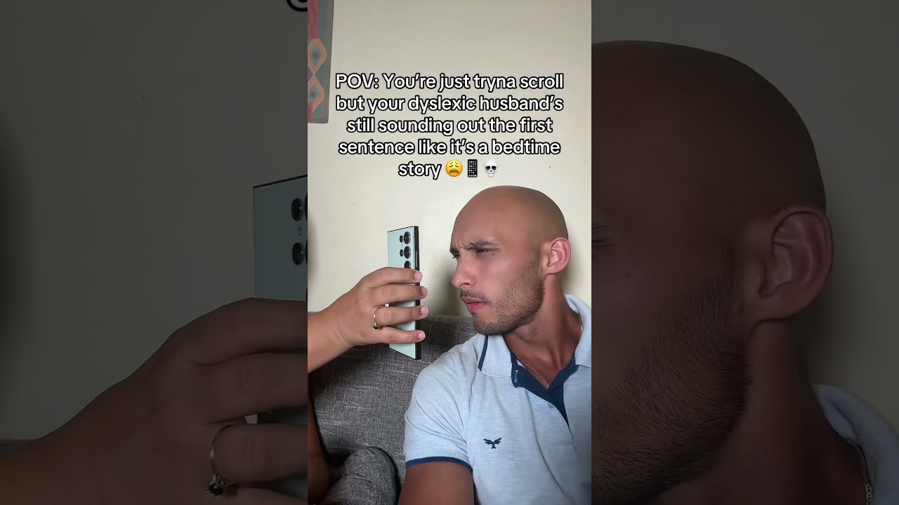 Can’t scroll ‘til he finishes 😩 #couple #funny #family #marriage #relationship #relatable #fyp