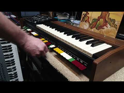 Roland SH1000 Synthesizer with Kenton CV, Gate and Vcf CV inputs.