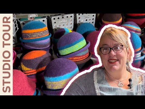 Studio Tour / Charlene Downey / Hat Maker / Milliner / Noggins