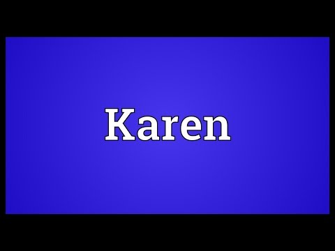 Karen Meaning