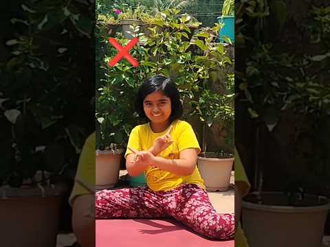 Front Split for Beginners ✔ #tips #tutorial #shorts #gymnast #yoga #stretching #flexibility #easy