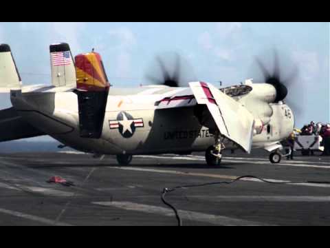 E-2 Hawkeye and C-2 Greyhound FCLPs at Wallops Island