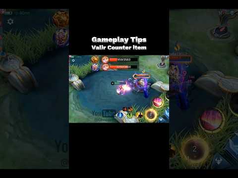 Valir Counter item gameplay tips #mobilelegends #valir #mccfebruary