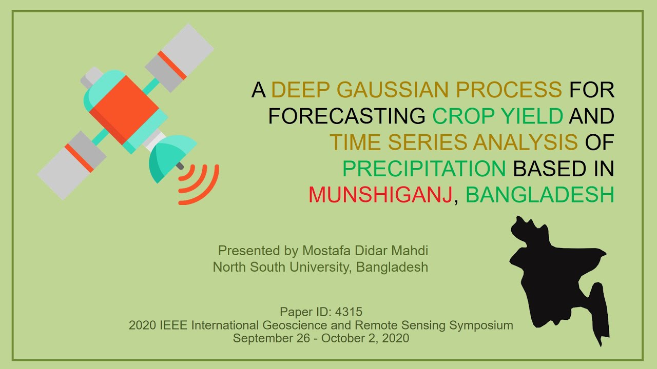 A Deep Gaussian Process For Forecasting Crop Yield and Time-Series Analysis of Precipitation