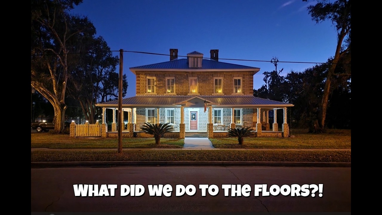Ep15 Master Bedroom Makeover Pt 1 - Refinishing the antique hardwood floor | Restoring Our 1907 Home
