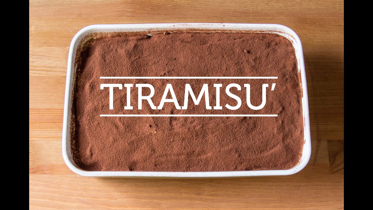 Italian TIRAMISU' - Original Italian recipe (2min)