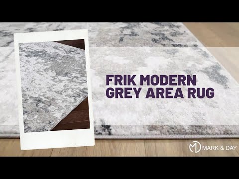 Frik Modern Grey Area Rug