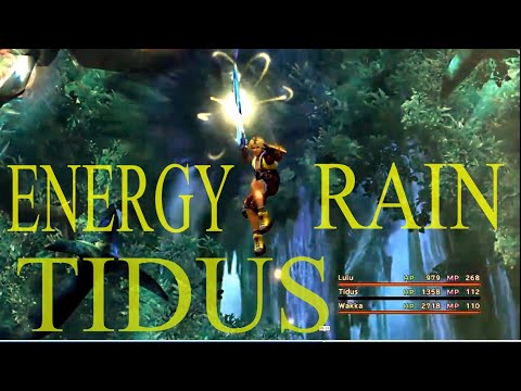 Ready For My Overdrive? Tidus Overdrive Swordplay Energy Rain FFX/FFX-2 HD ReMaster (Dark)