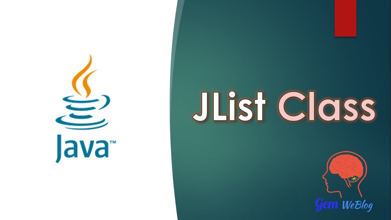 Java Swing GUI Part#22:List creation using JList() class- DefaultListModel, Vector and Array|Methods