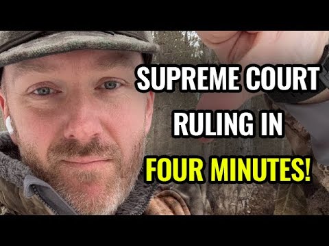 SUPREME COURT (Speed run video) RULES ON GHOST GUNS 7-2 No! Bondi v. VanDerStok