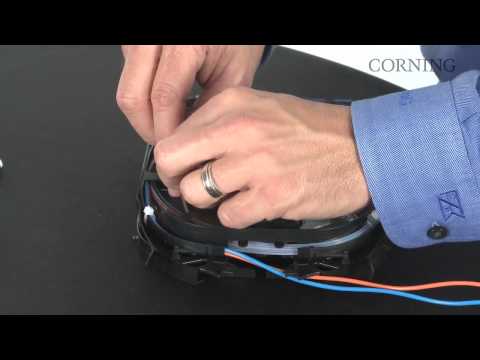 Prepping and Routing the CCH Pigtailed Splice Cassette