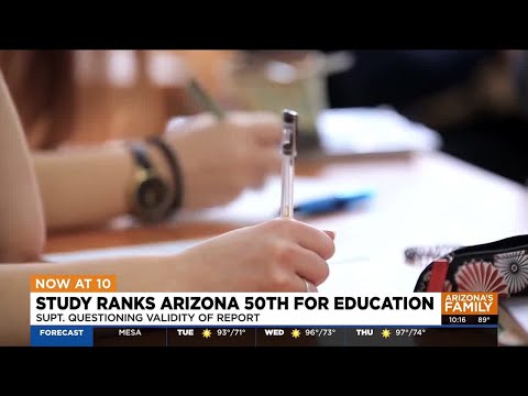 Study ranks Arizona last in the nation overall for public education