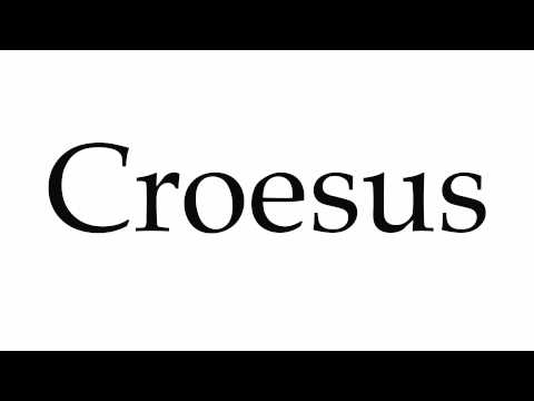 How to Pronounce Croesus