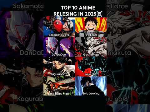 Top 10 Most Hyped Anime Releasing in 2025???? | Chainsaw Man, Sakamoto Days, Fire Force & More!