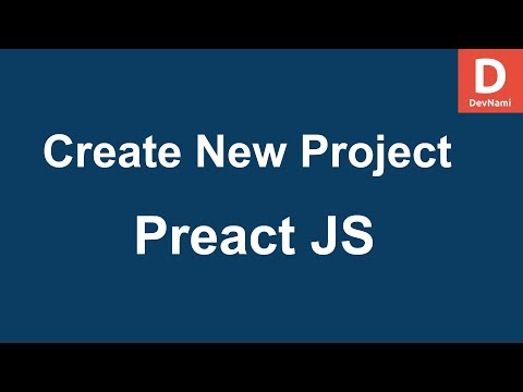 Learn Preact JS Create New App - Mind Luster