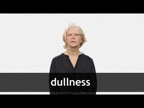 DULLNESS definition in American English | Collins English Dictionary