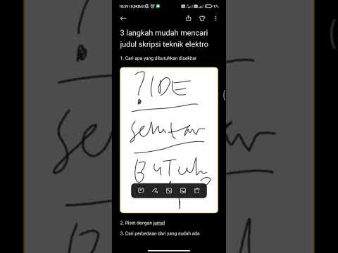 3 Langkah Mudah Mencari Judul Skripsi Teknik Elektro