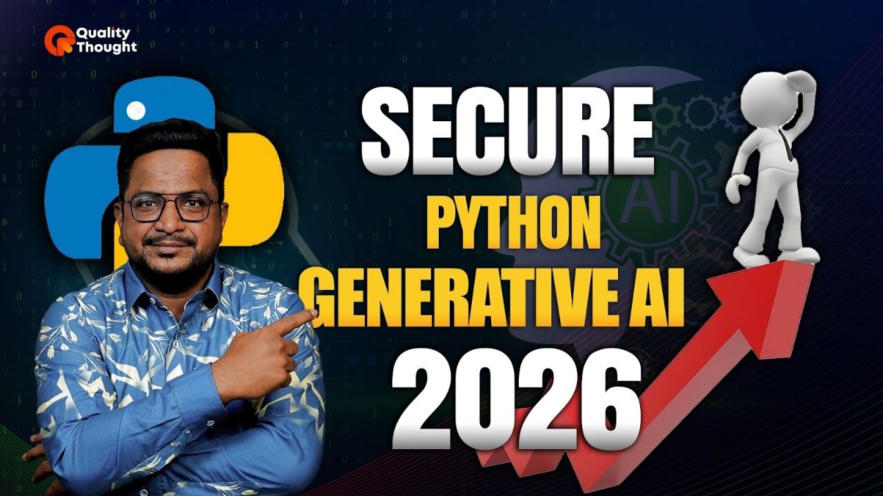 Master Full Stack Python + Generative AI in 2026: Build Apps FAST! | Quality Thought
