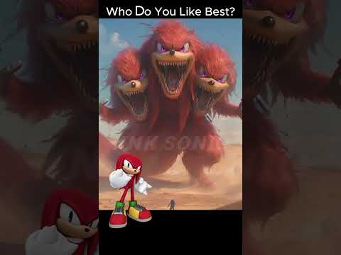 Sonic's Triple Threat in the Desert #sonic #knuckles #sonicthehedgehog #knksonic