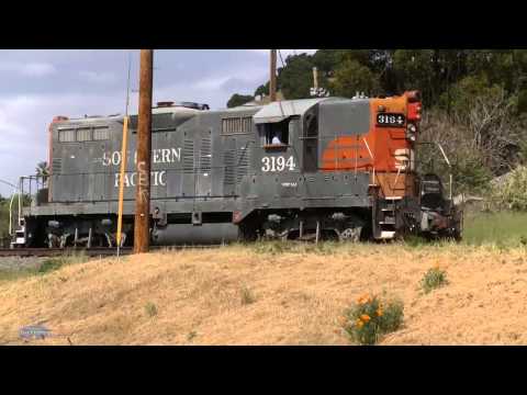 Southern Pacific 3194 Going Over Mission Blvd @ Niles