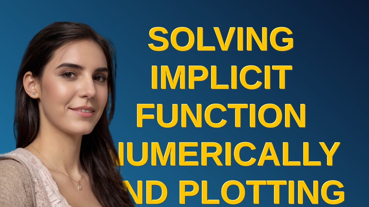 Mathematica: Solving implicit function numerically and plotting the solution against a parameter