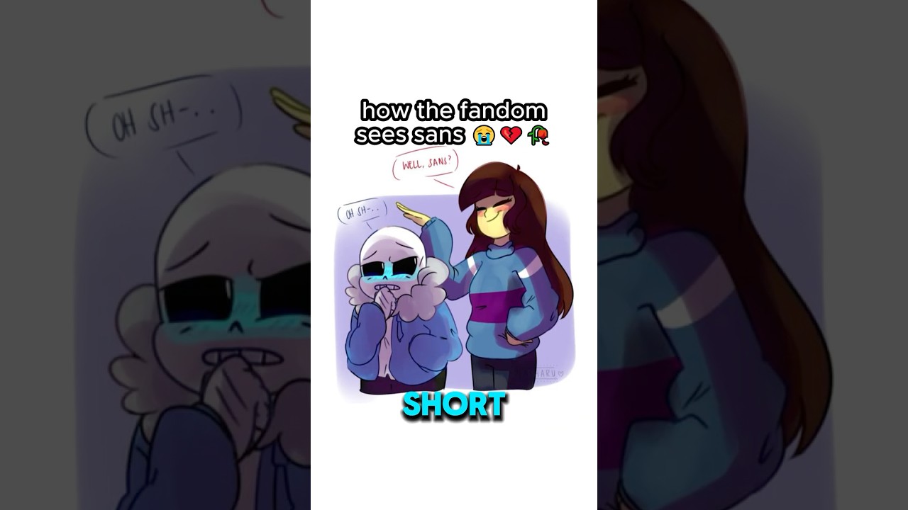 How The Fandom Sees Sans #undertale #deltarune #gaming