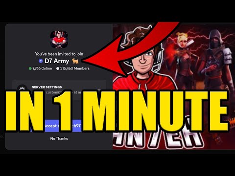 HOW to JOIN D7 ARMY DISCORD SERVER ✅PC & MOBILE✅