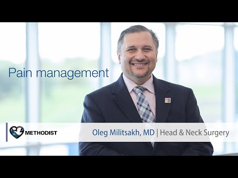 Pain Management in Head and Neck Surgery