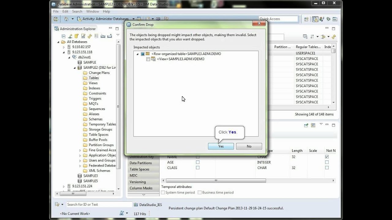 Data Studio Tutorial 9 - Re-validate database objects