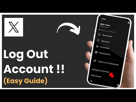 How To Logout Twitter Account !