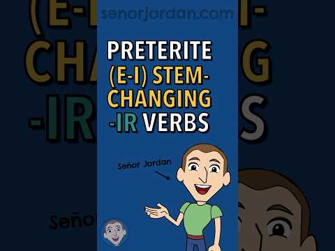 Spanish Bite - E-I Stem-Changing -IR verbs (Preterite)