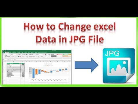 How to convert excel file in JPG file