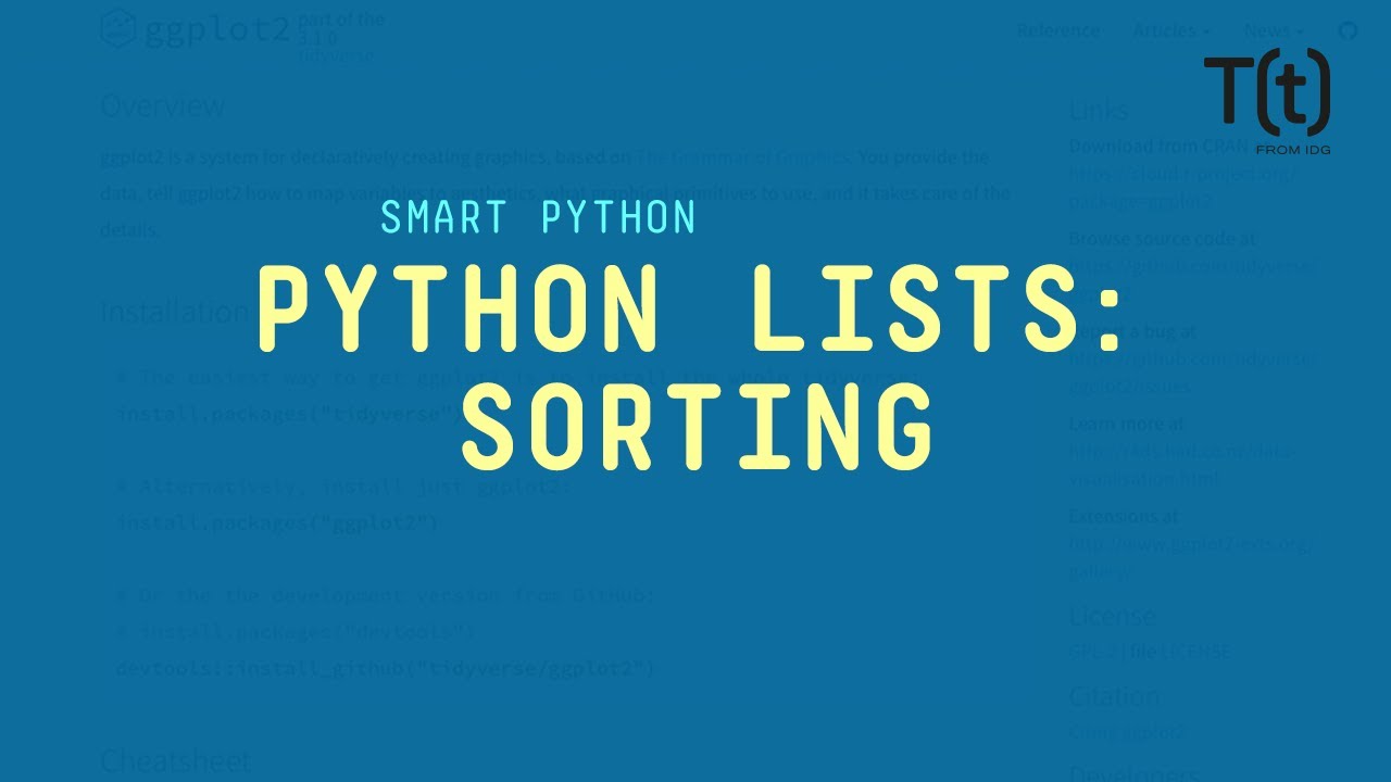 Python lists: Sorting lists, either in-place or by creating new lists