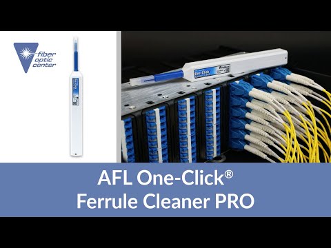 AFL One-Click Cleaner PRO for Fiber Optic Connectors - Available from Fiber Optic Center