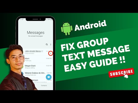 How to Fix Group Text on Android !